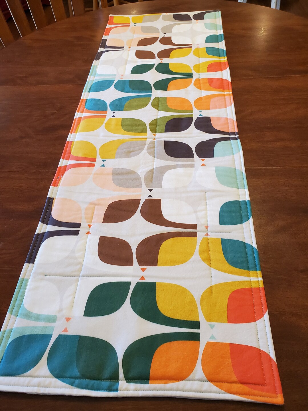 Mid Century Modern Table Runner, Modern Decor, 14 X 41, Homemade - Etsy