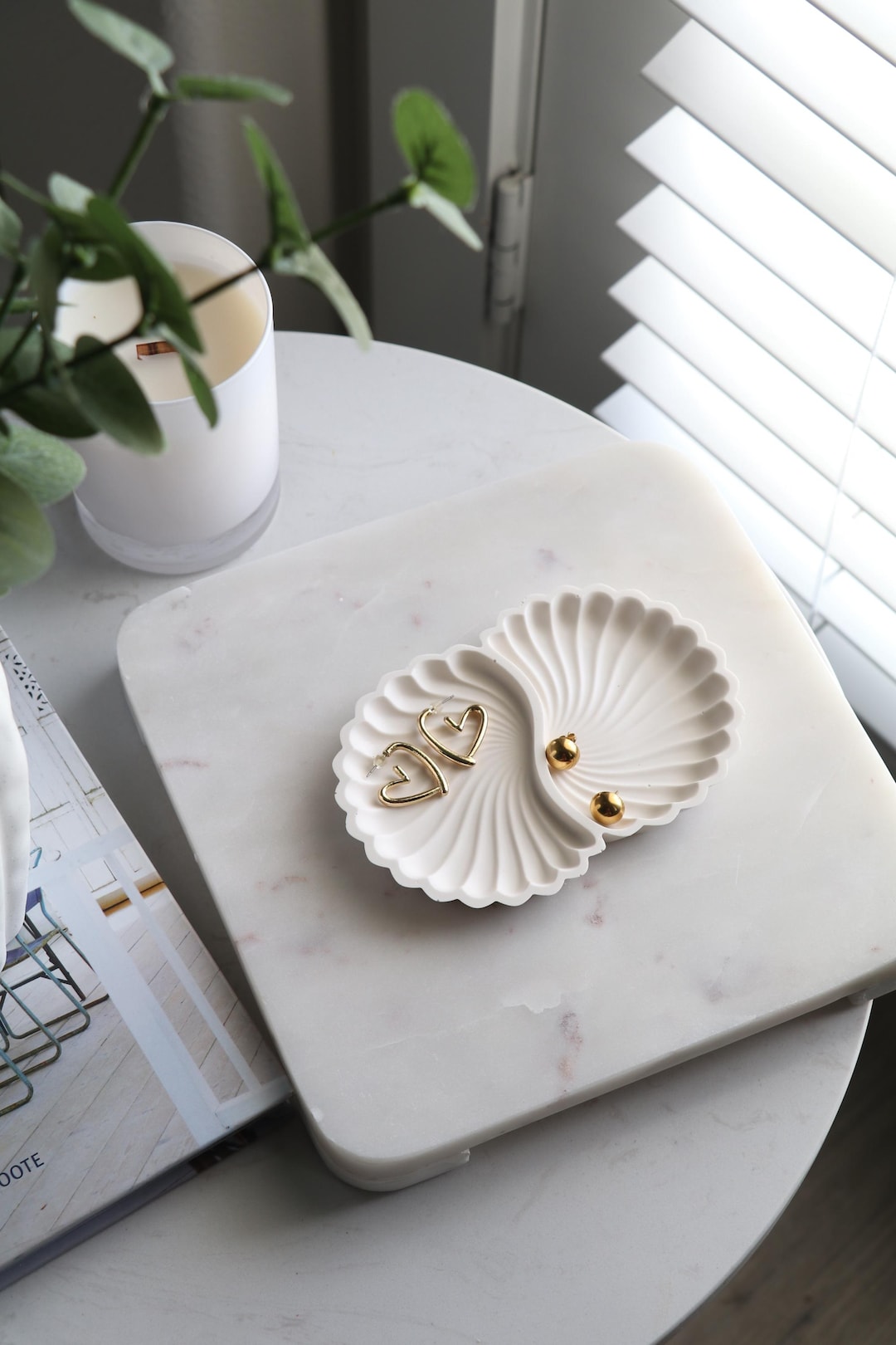 Trinket Tray | Jesmonite Jewelry Tray |ring Tray | Trinket Gift for Her ...