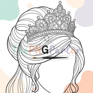 Princess Crown Coloring Pages for Kids – 40 Printable Royal Crowns to ...