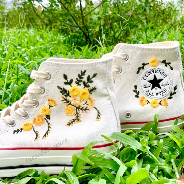 Custom Converse - Etsy