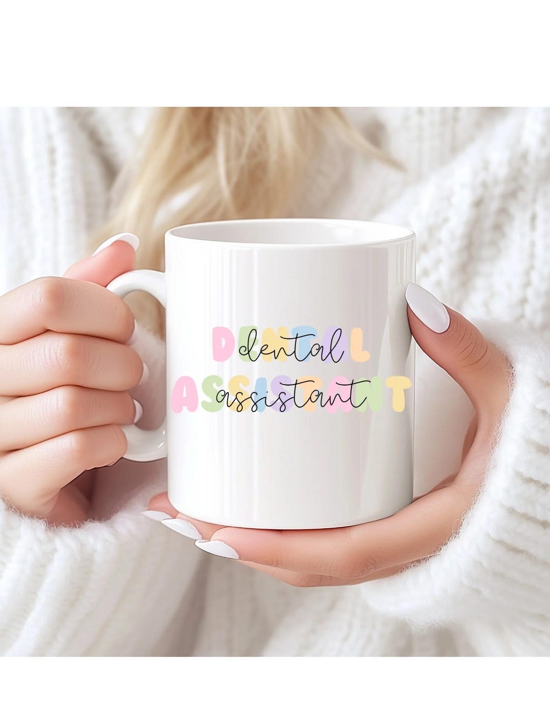 Dental Assistant Mug, 11 Oz, Cute Tooth, Floss, Appreciation, Coffee ...