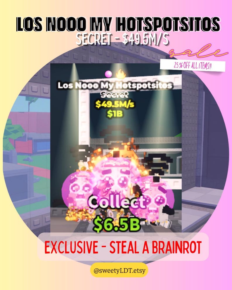 Roblox - Steal a Brainrot / Secret Brainrots / Limited Edition Rare ...