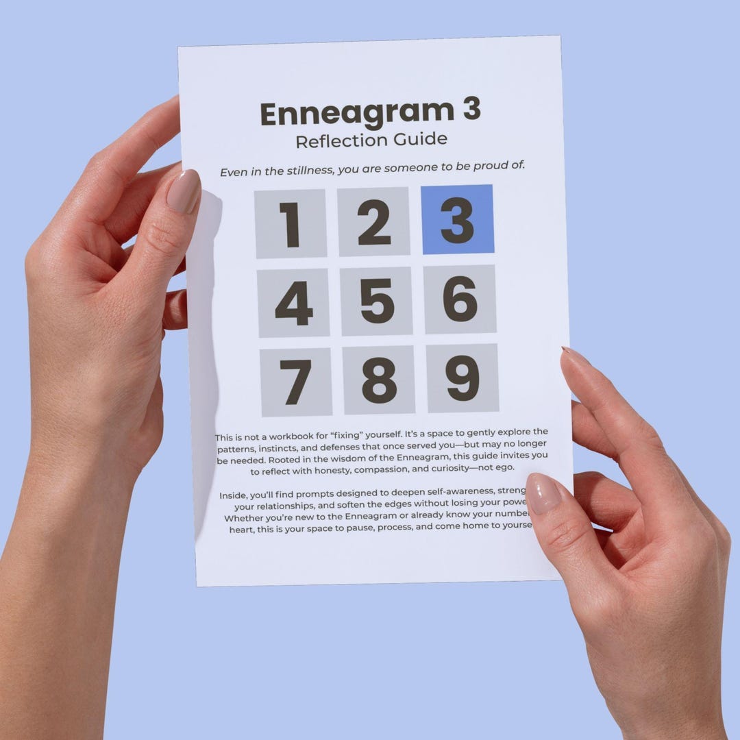 Enneagram 3 Reflection Journal – Digital Affirmation Guide for Self ...