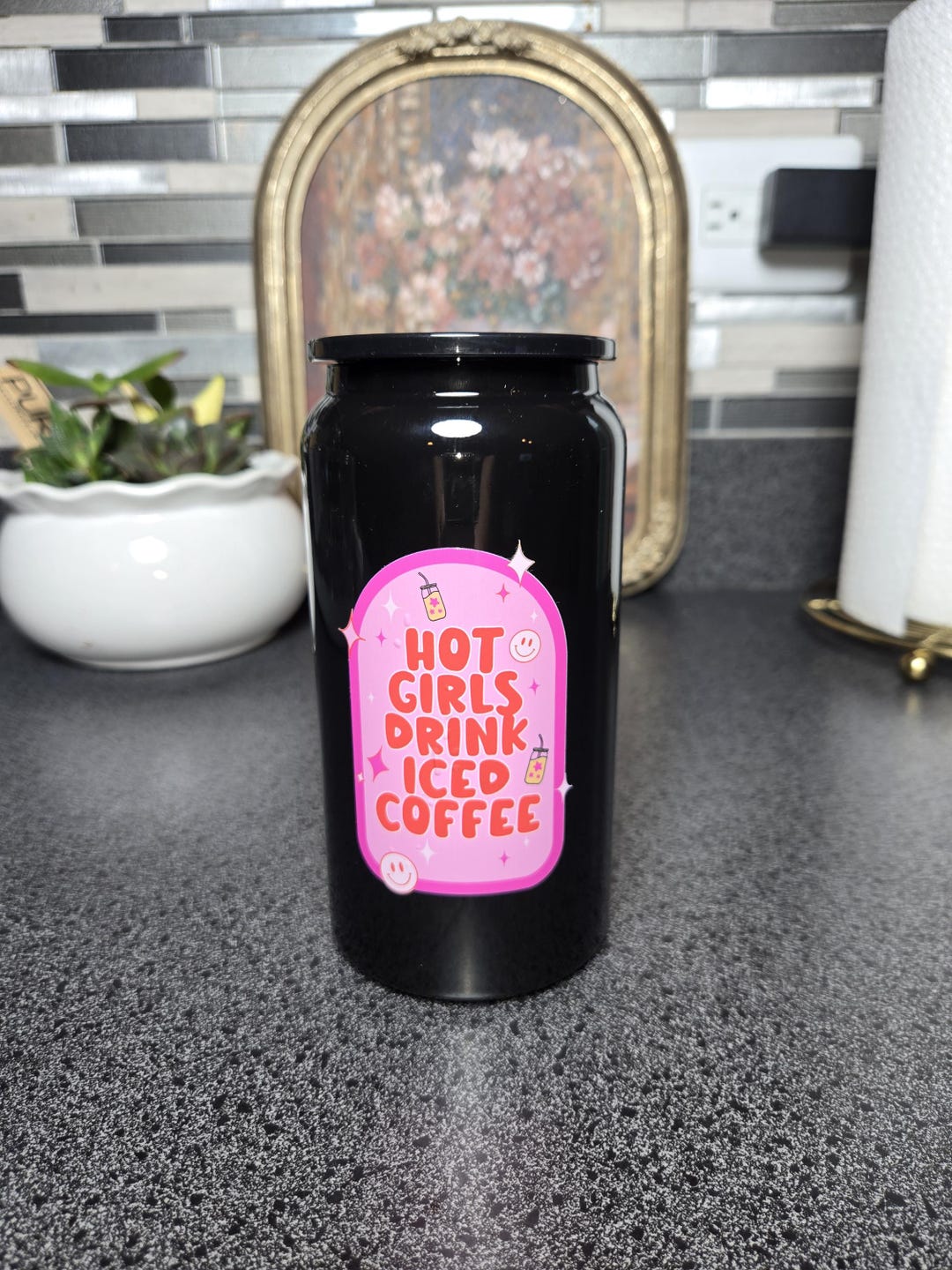 Hot Girls Drink Iced Coffee - Etsy