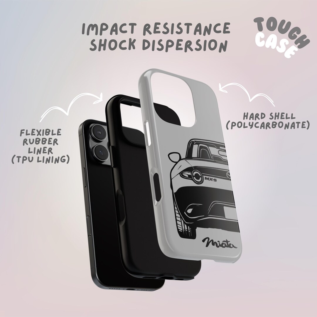 Gray Mazda MX-5 Miata ND Phone Case | Japanese Car Phone Case | Miata ...