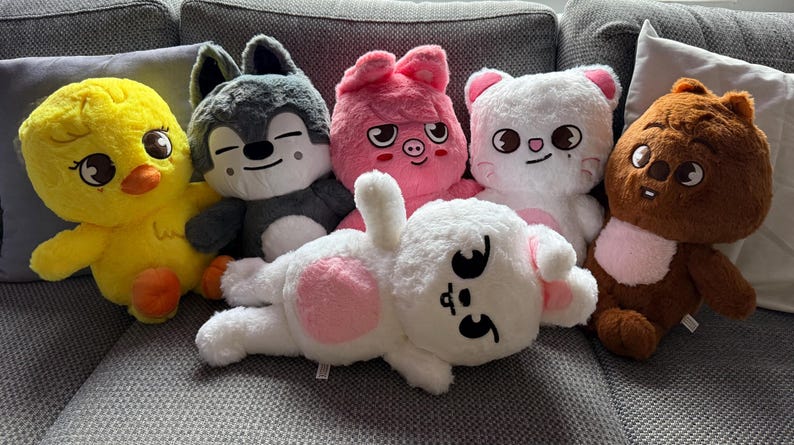 Stray Kids SKZOO Extra Large Super Cute and Fluffy Teddy Plushies ...