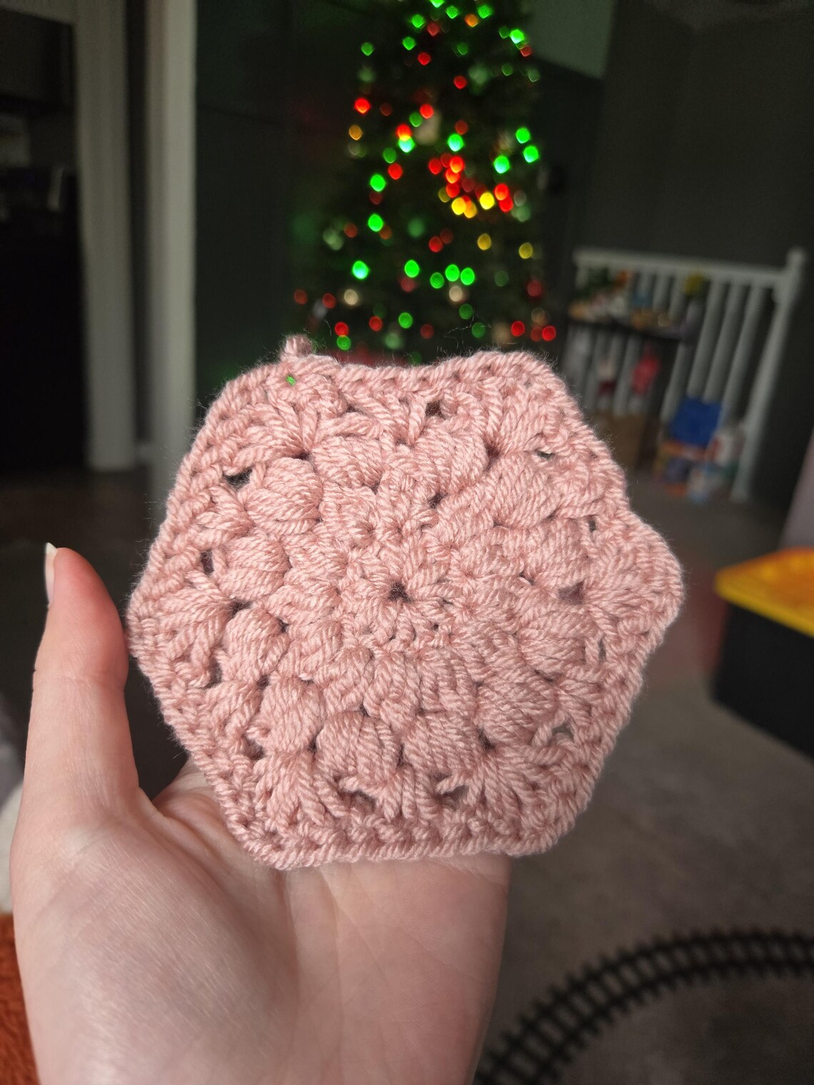 Crochet Hexagon Motif Pattern Digital PDF Pattern | Beginner Crochet ...