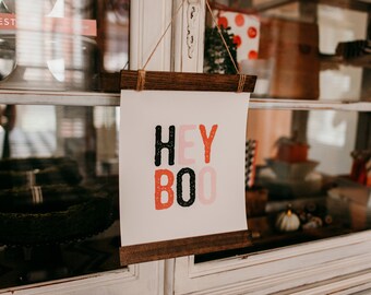Hey Boo Stickers - Etsy