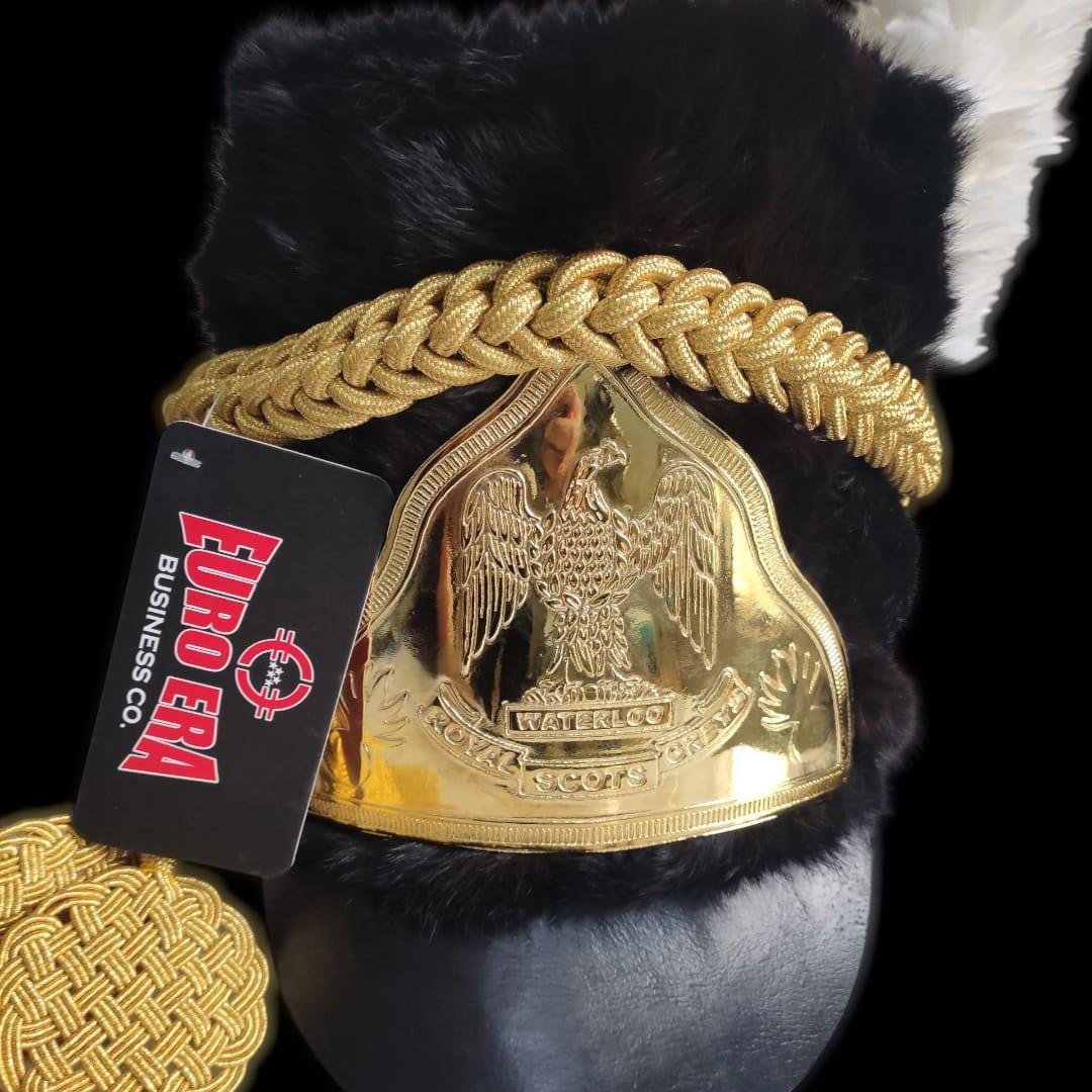 Handmade Napoleonic Shako Hat: Waterloo Scots Guards Reenactment ...