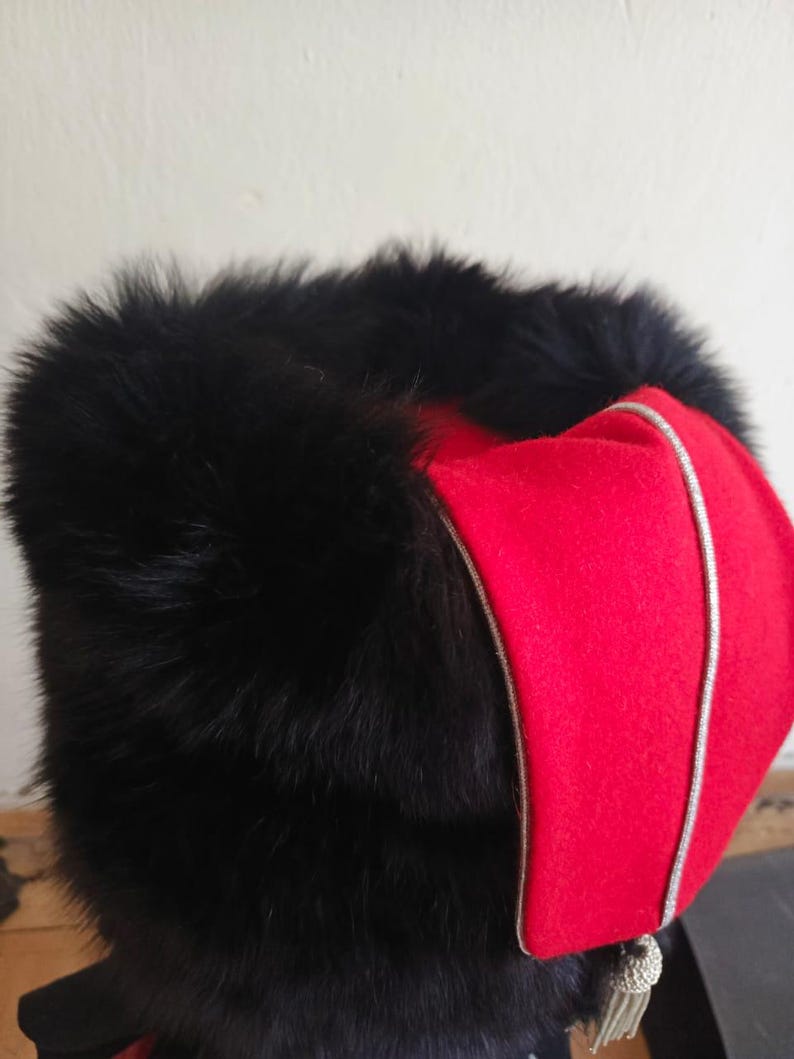 Napoleonic Hussar Busby Hat: Leather Colback, Horse Hunter Uniform - Etsy
