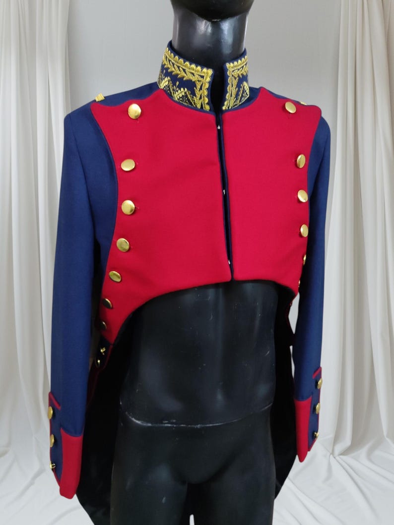 Napoleonic Prussian Dragoon Long Coat: Historical Reenactment Uniform ...