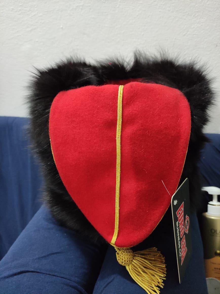 Napoleonic Hussar Guard Busby Hat: Leather Colback, Horse Hunter - Etsy