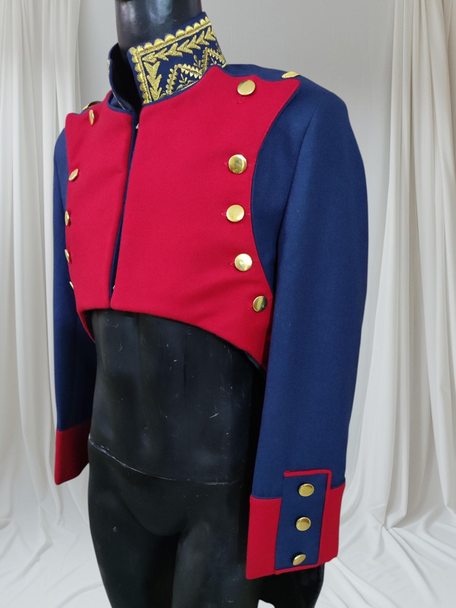 Napoleonic Prussian Dragoon Long Coat: Historical Reenactment Uniform ...