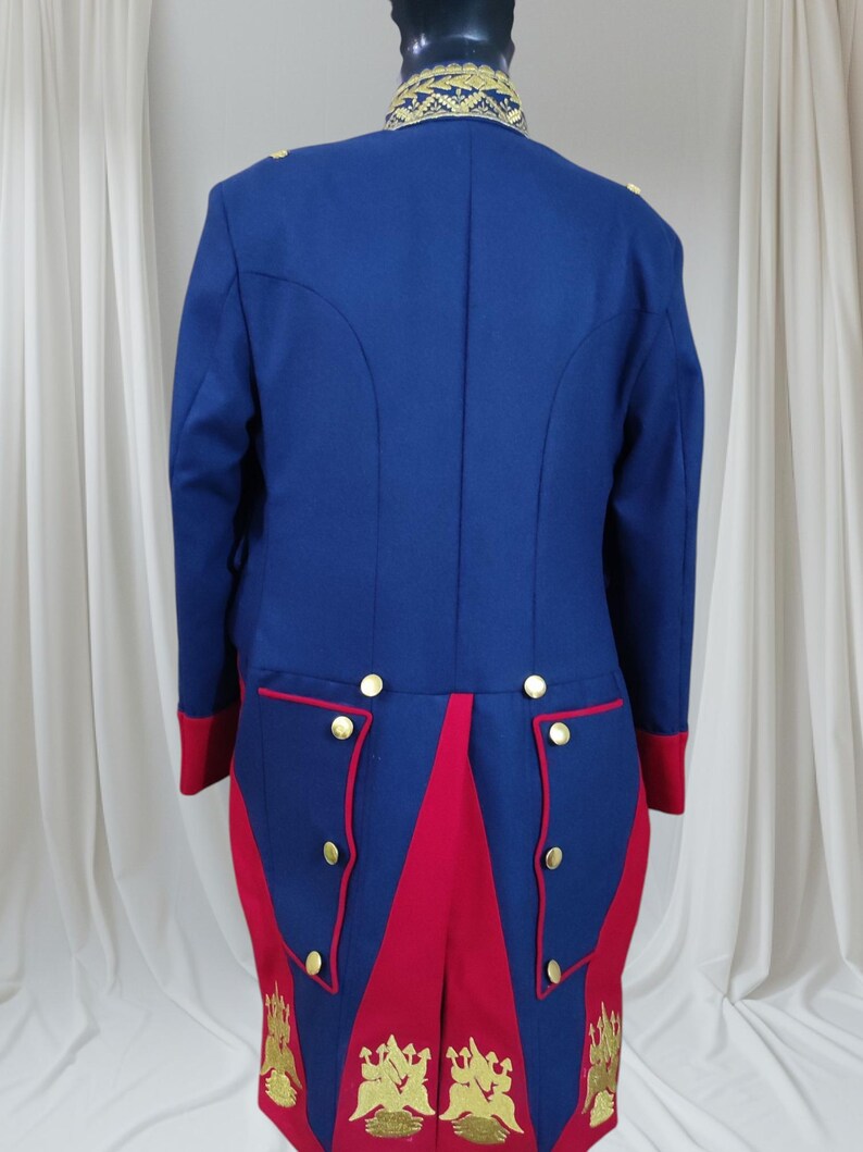 Napoleonic Prussian Dragoon Long Coat: Historical Reenactment Uniform ...
