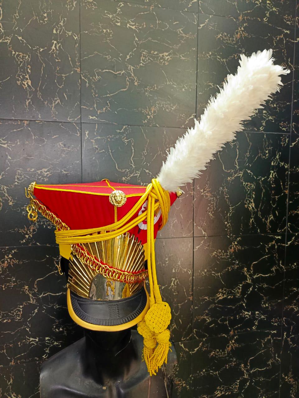 Napoleonic 2nd Lancer Troops Officer Shapska shako hat | Napoleonic ...