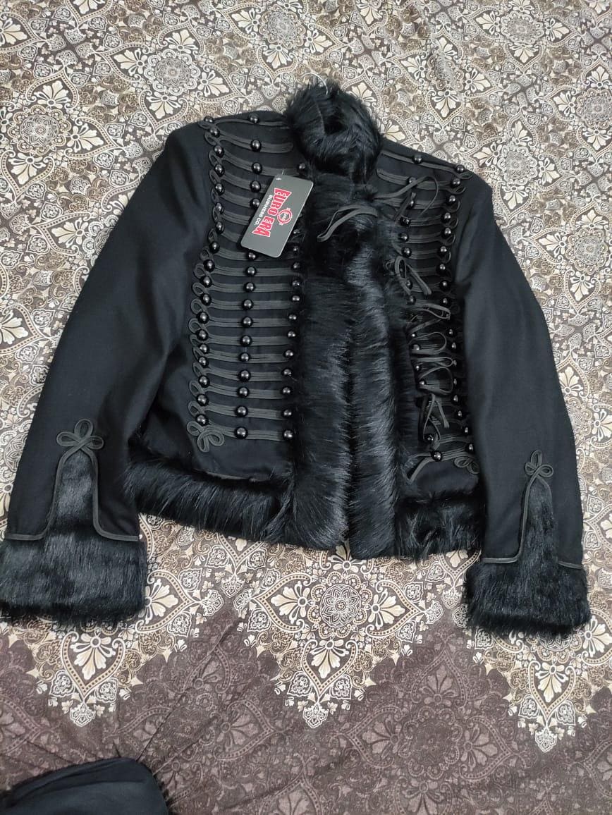 Napoleonic 18th Century Brunswick Officer Hussars Pelisse Tunic Jacket ...