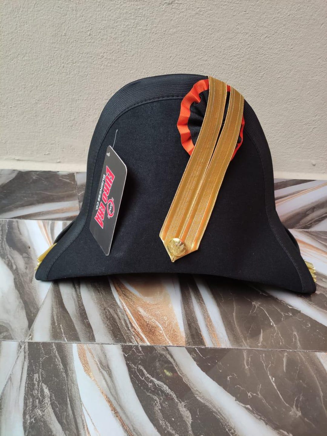 Napoleonic | Revolutionary War Officer Bicorn Hat | Felted Pirate Hat ...