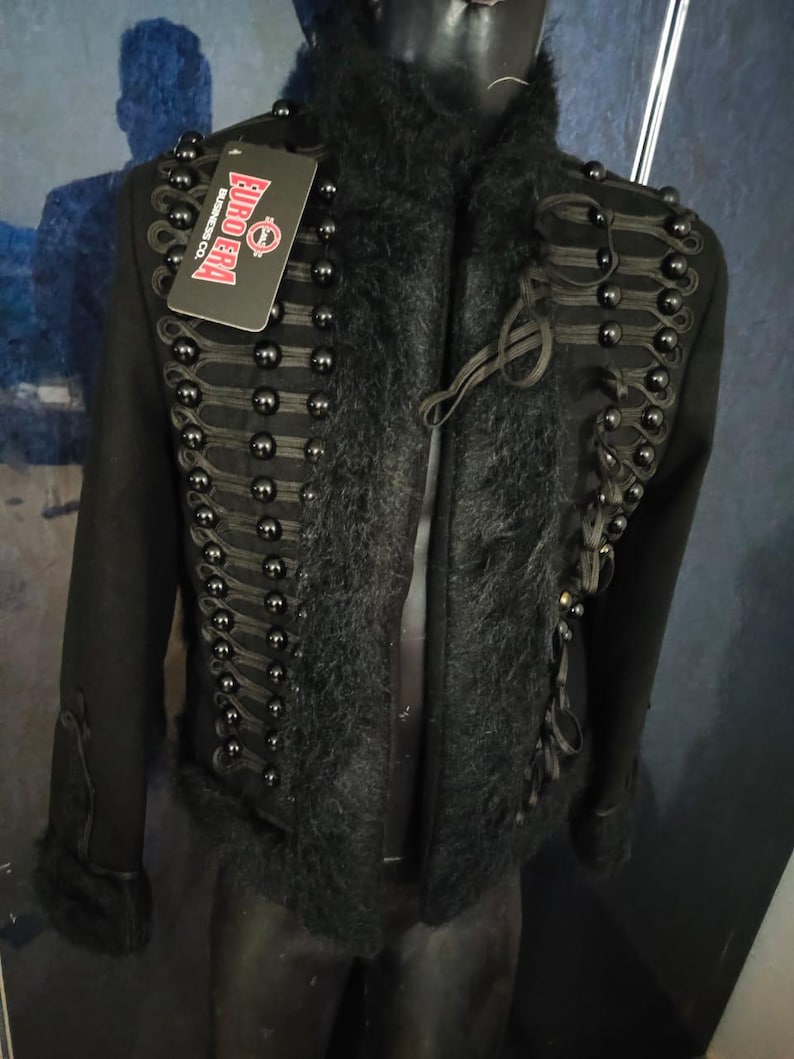 Napoleonic Hussars Pelisse Jacket: 18th Century Brunswick Officer Tunic ...