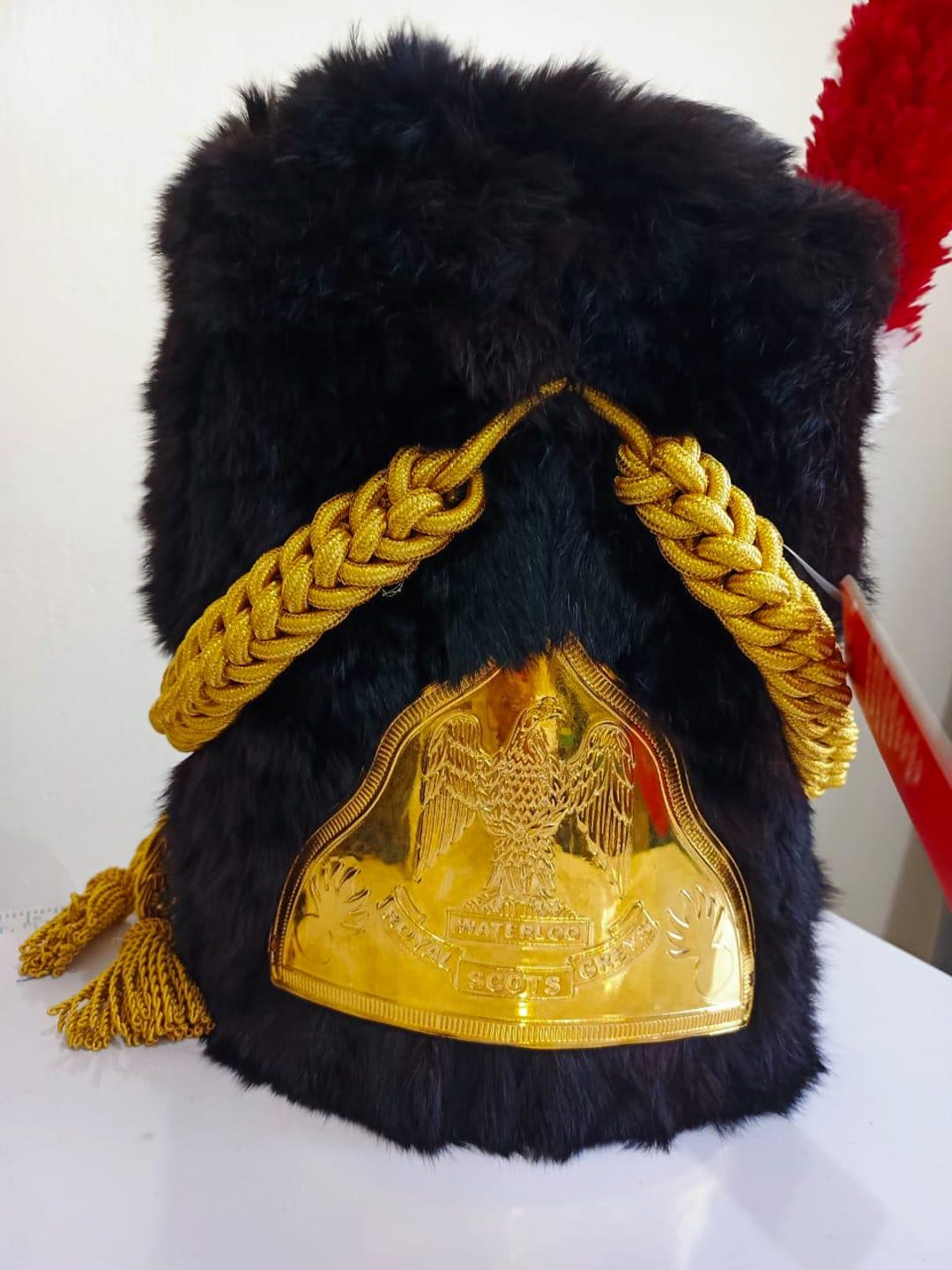 Leather Napoleonic French Imperial Guard Bicorne Hat: Officer Tricorn ...