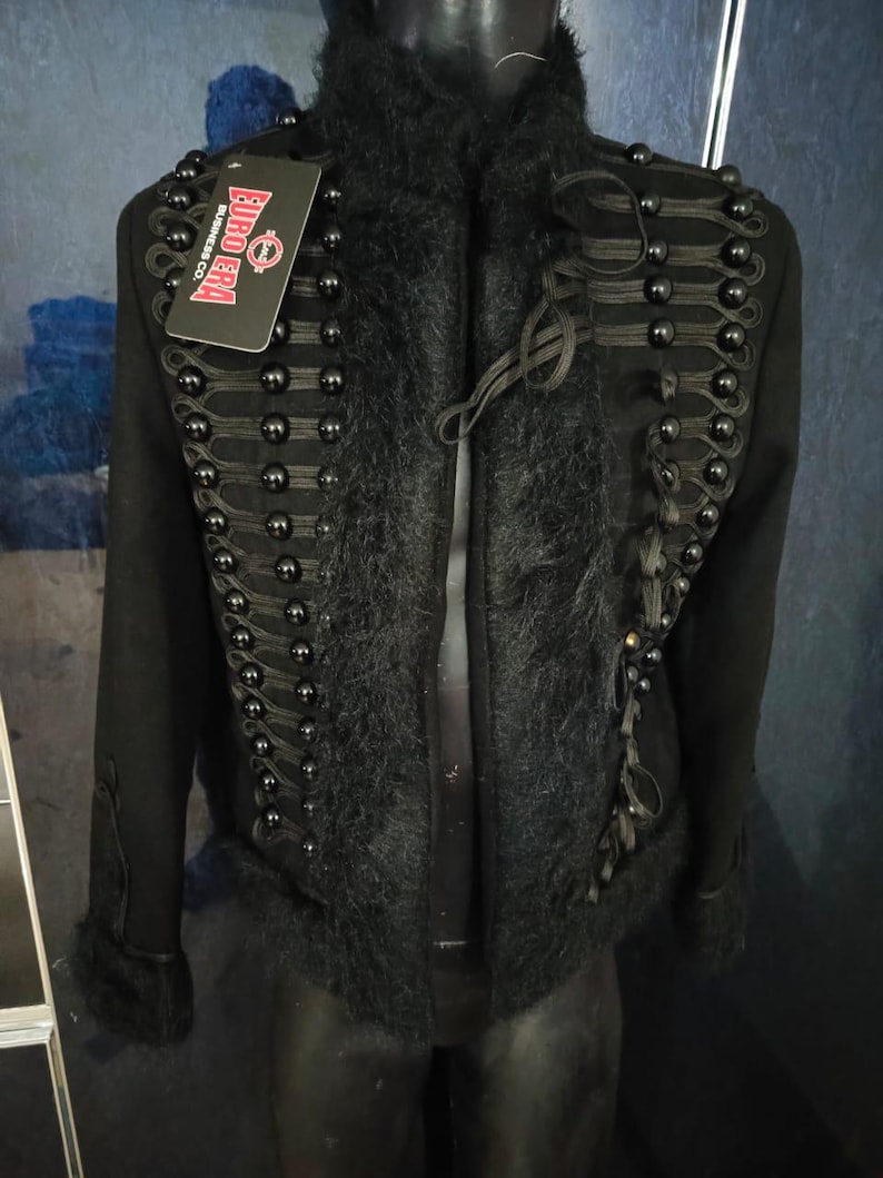 Napoleonic Hussars Pelisse Jacket: 18th Century Brunswick Officer Tunic ...