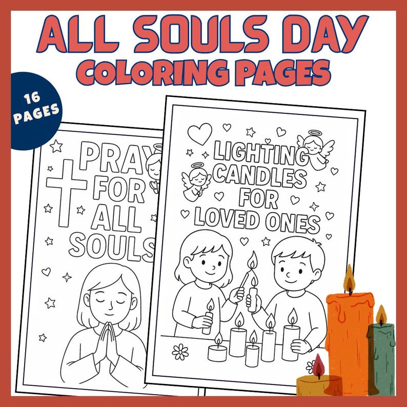 All Souls’ Day Coloring Pages | Catholic Faith Activity for Kids ...