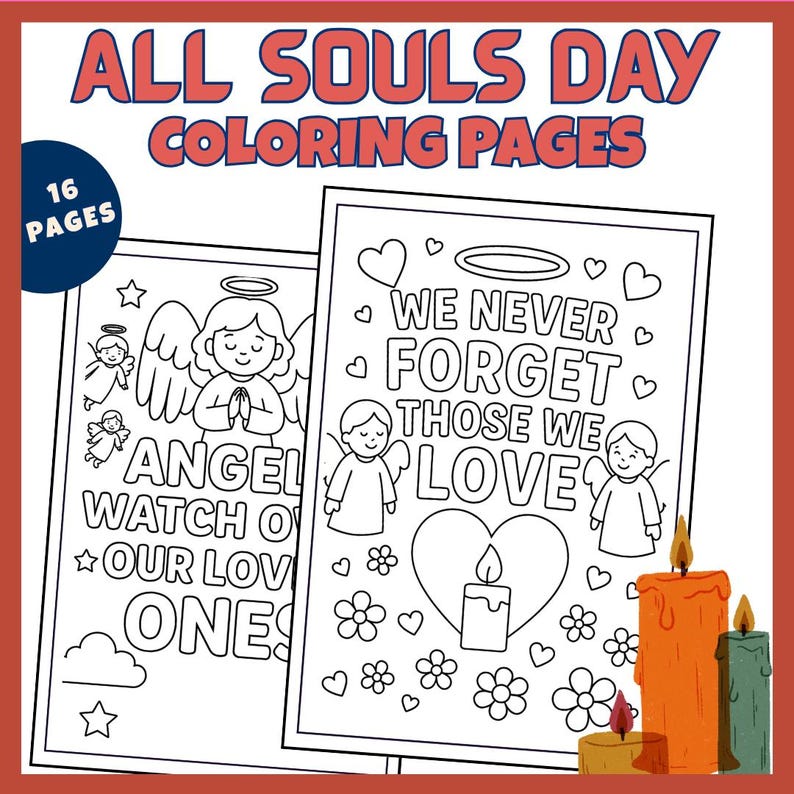 All Souls’ Day Coloring Pages | Catholic Faith Activity for Kids ...