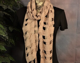 Open Weave Scarf | Etsy