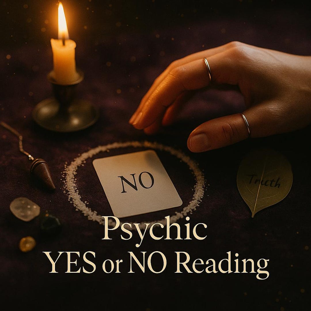 Fast YES or NO Psychic Reading: 1 Question, 10 Minute Answer - Etsy
