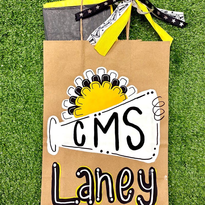 Cheer Painted Bags - Etsy
