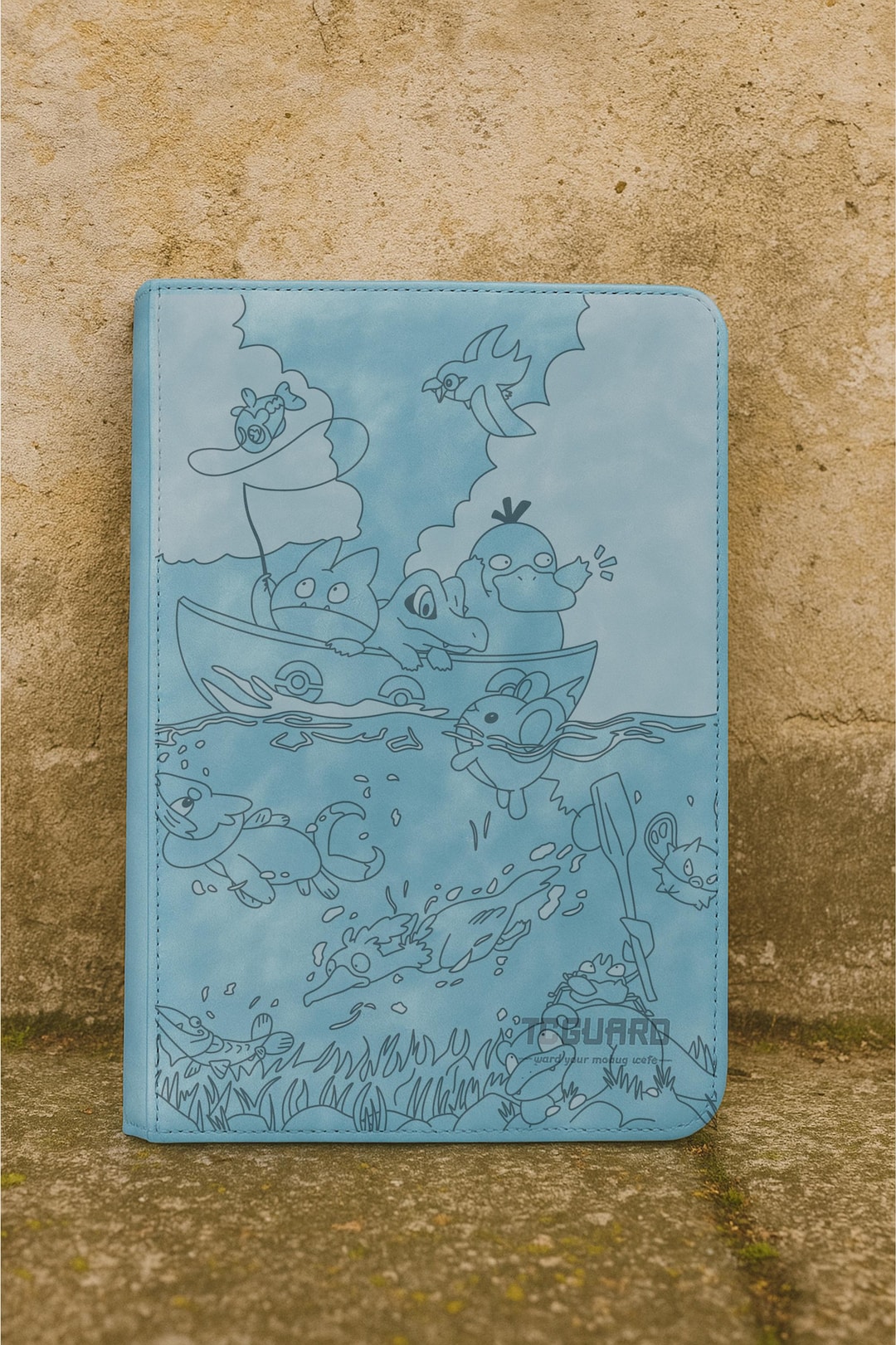 Custom Pokémon Tcg Psyduck Zipper Binder - Etsy