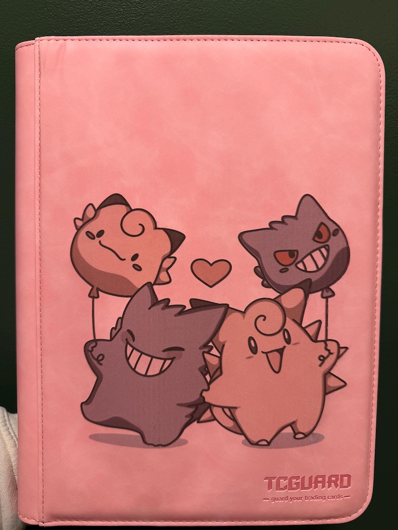 Pokemon TCG Gengar & Clefable Binder - Etsy