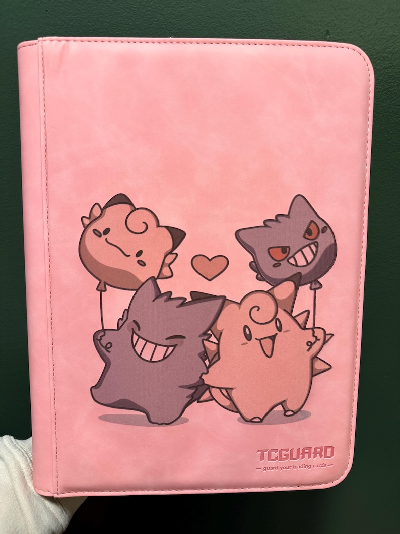 Pokemon TCG Gengar & Clefable Binder - Etsy