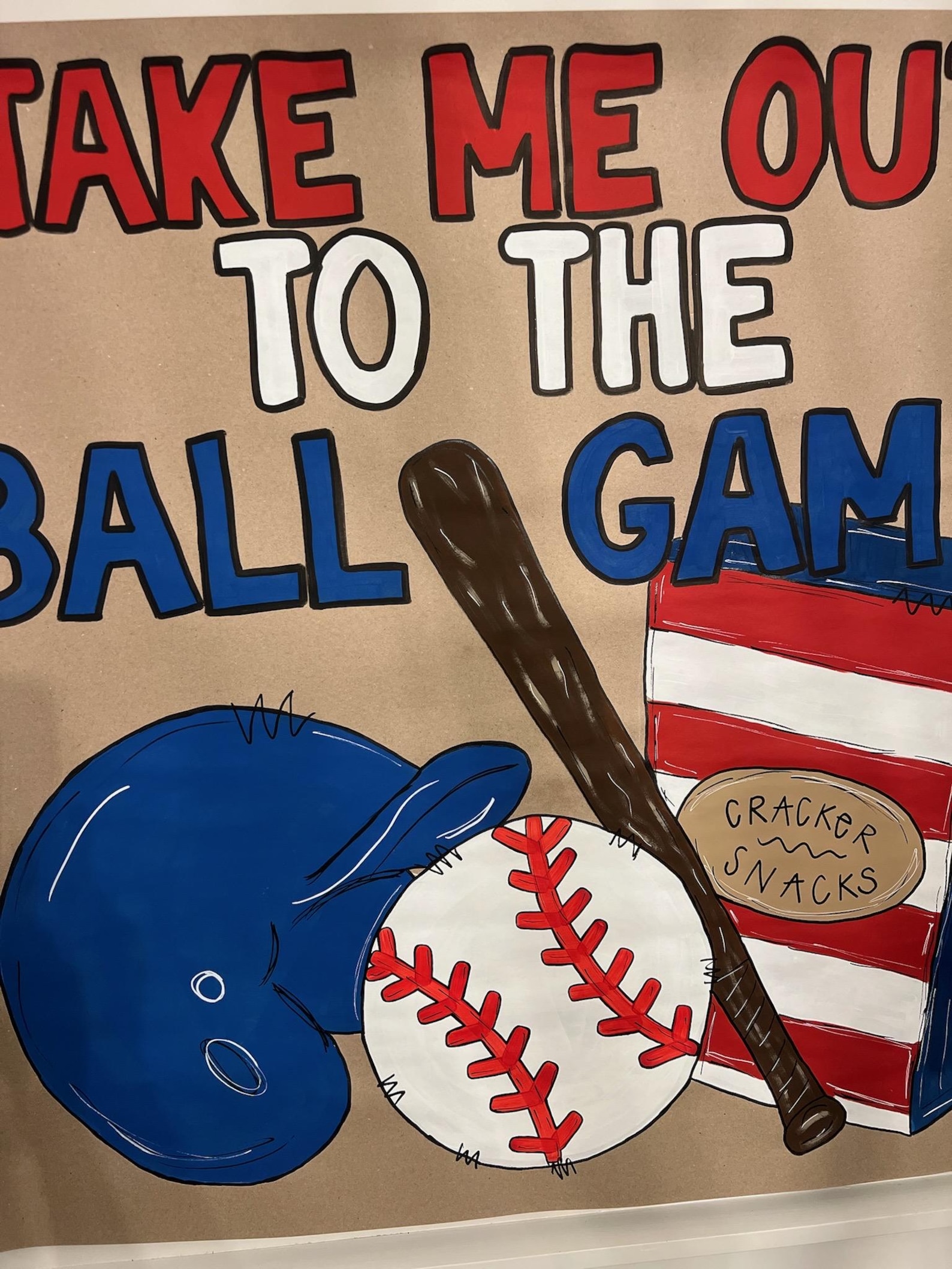 Take Me Out to the Ball Game Banner - Etsy