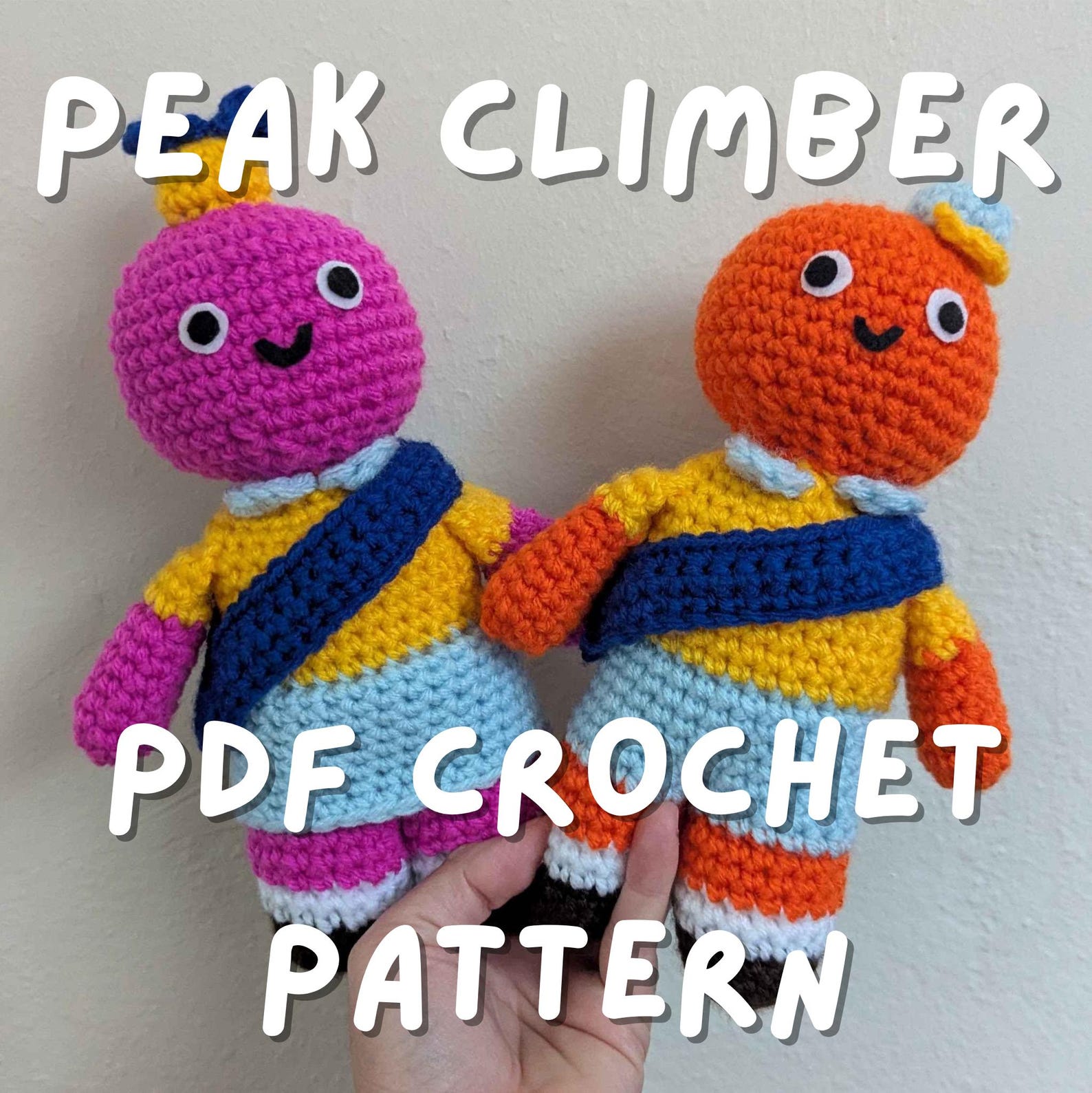 Peak Climber Character PDF Crochet Pattern - Etsy