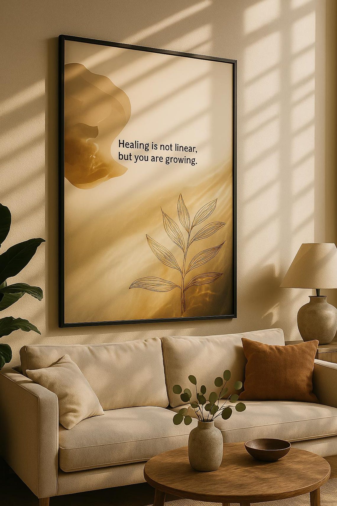 Healing Wall Art – Mental Health Affirmation Wall Art, Self-love ...