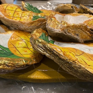 Oyster Shell Pineapples - Etsy