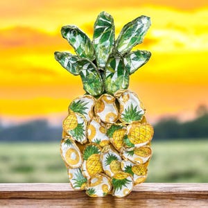 Oyster Shell Pineapples - Etsy