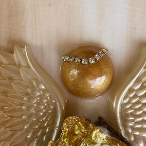 Oyster Shell Angel- Gold Leaf - Etsy