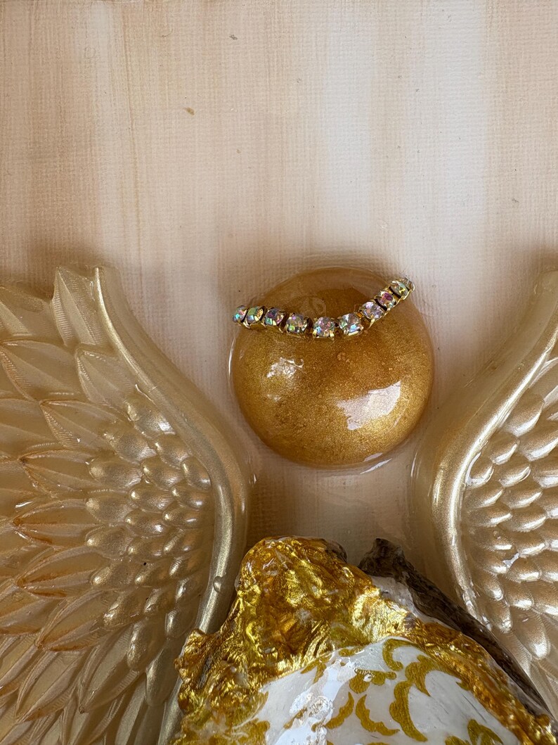Oyster Shell Angel- Gold Leaf - Etsy