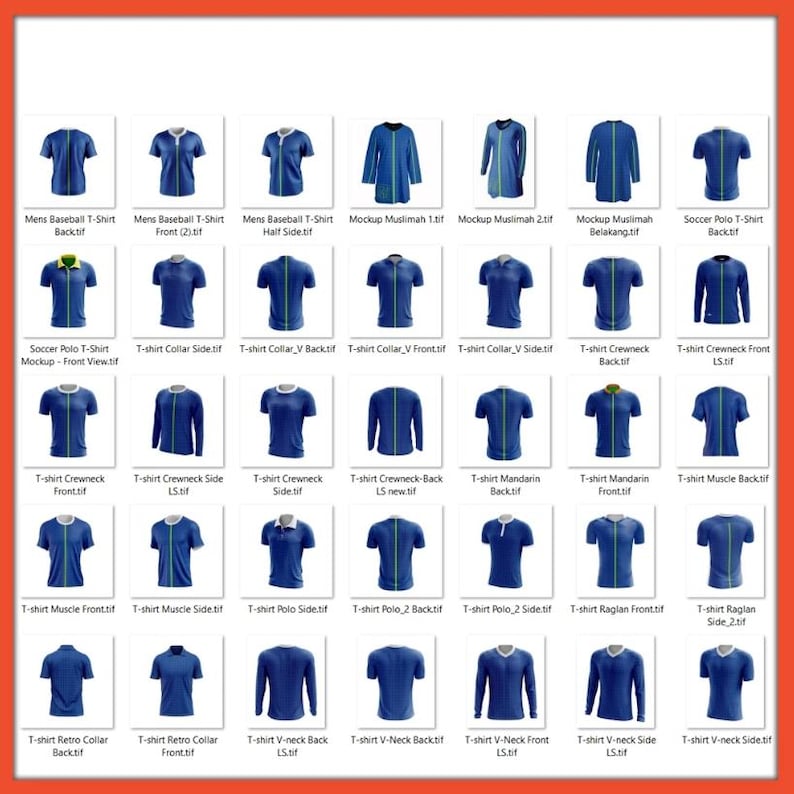 Mockup Jersey Shirt Premium Design Realistic Customizable Editable T ...