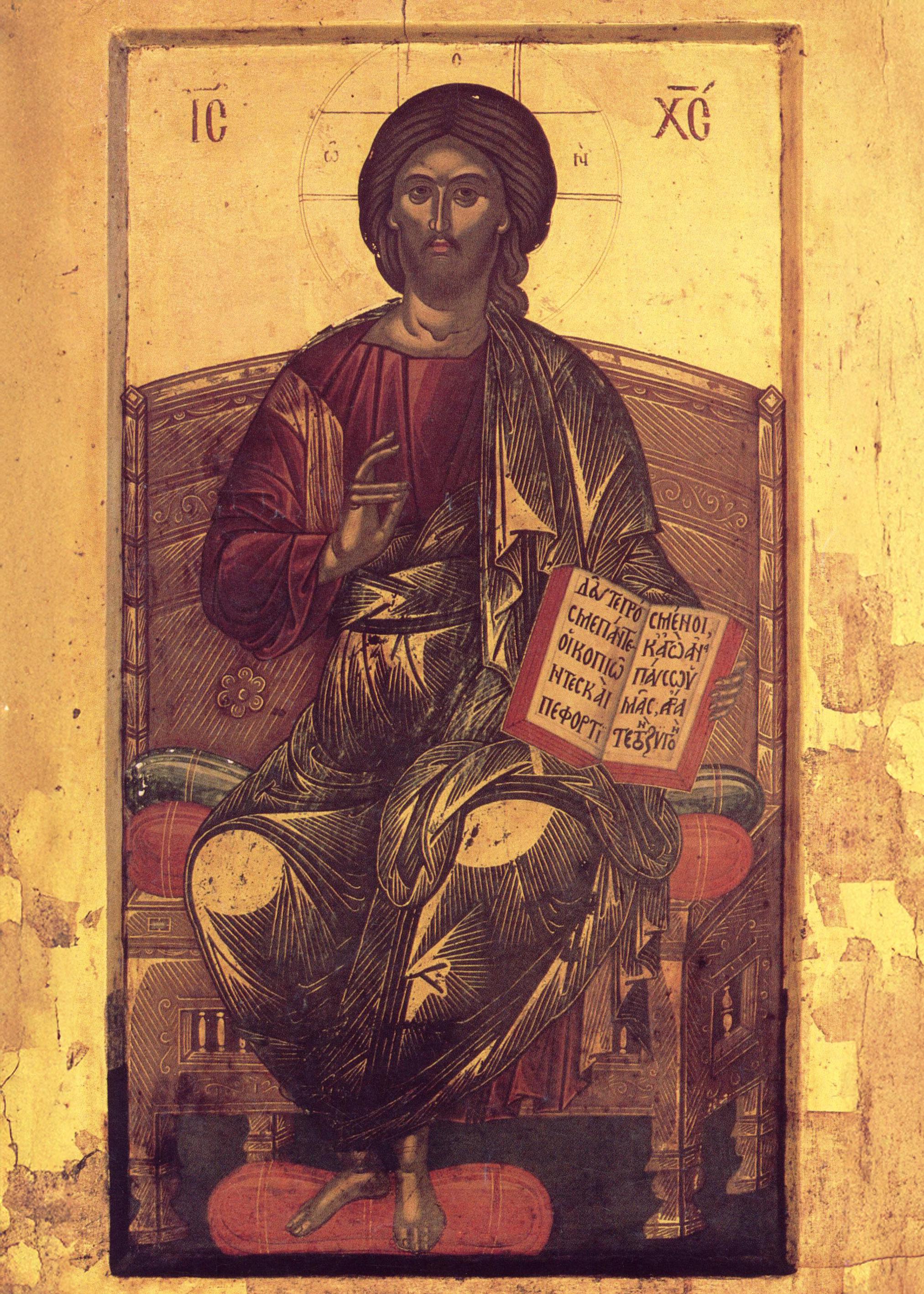 Mounted Handmade Icon | Christ - Etsy