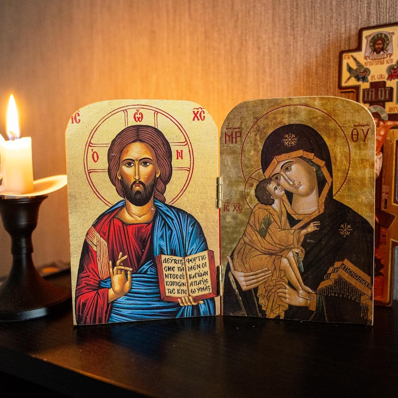 Orthodox Icon Large Size - Etsy