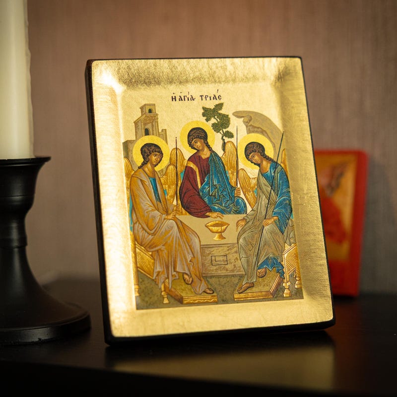 Handpainted Icon Catholic - Etsy