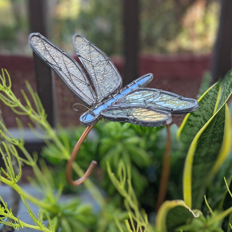 Stained Glass Dragon Fly - Etsy