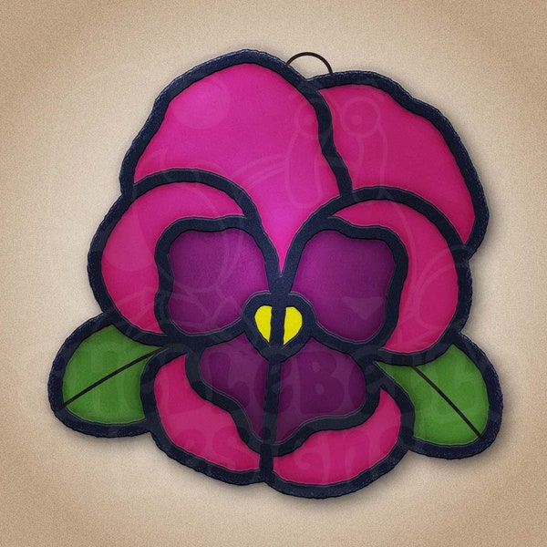 Peony Stained Glass - Etsy