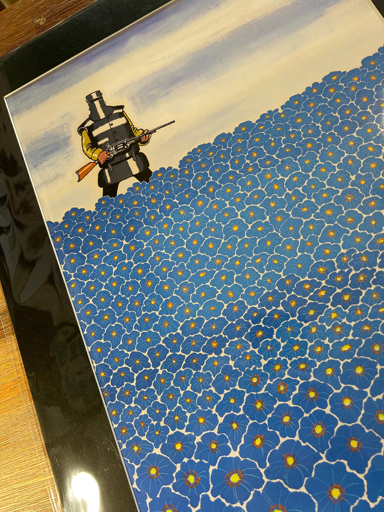 Ned Kelly in a Sea of Light Blue - Etsy