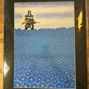 Ned Kelly in a Sea of Light Blue - Etsy