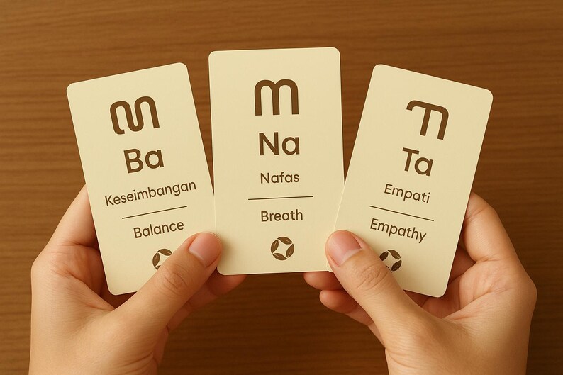 Javanese Script Flashcards – Aksara Jawa Sociality Trilogy| Printable Cards A6 & A5 PDF Download ...