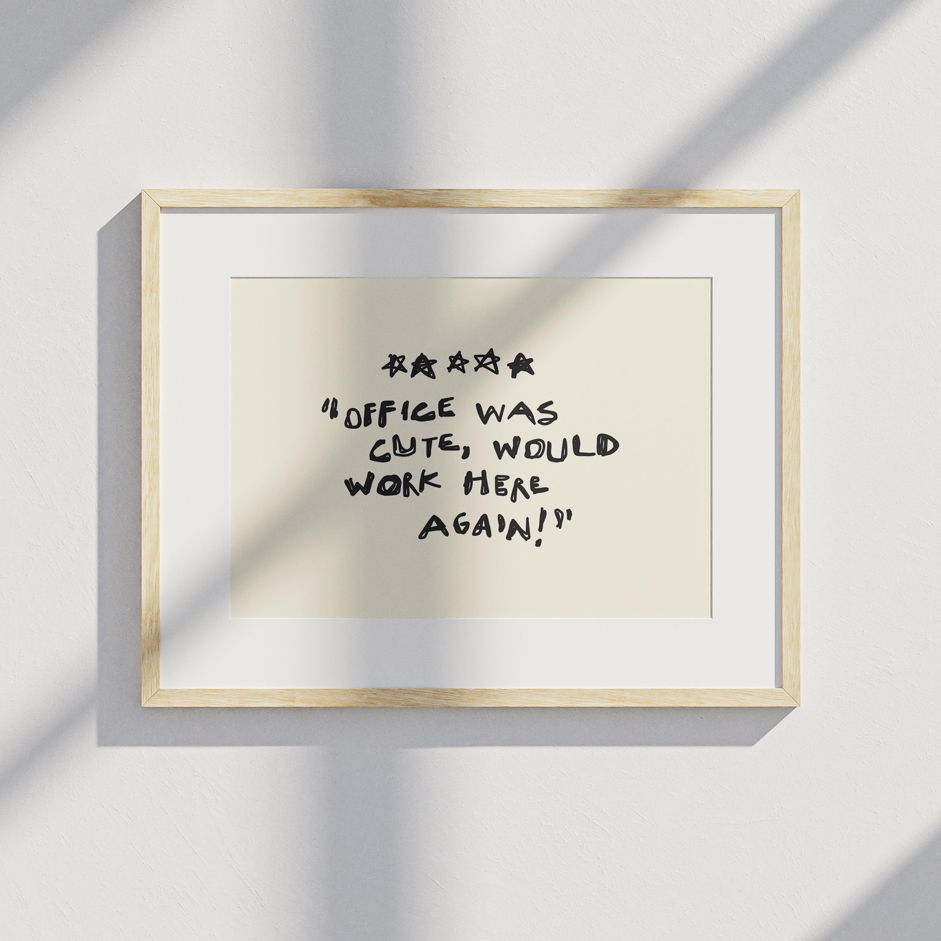 Funny Office Print | Cute Office Wall Decor for Office Prints ...