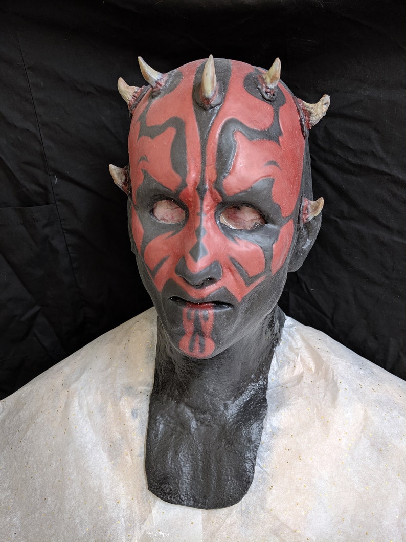Maul Demon Inspired Silicone Mask - Etsy